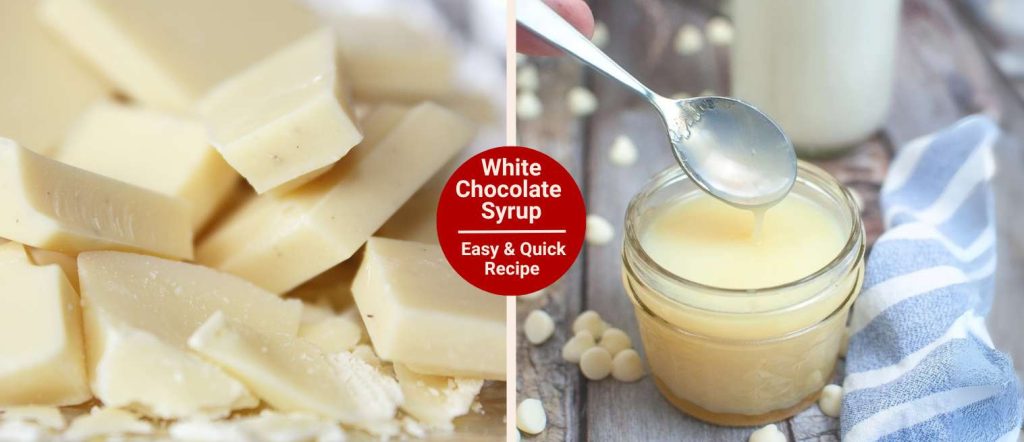 Homemade White Chocolate Syrup for Coffee (Simple Recipe)