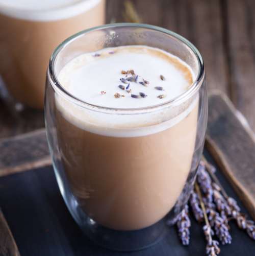 How to Make a Lavender Latte (Hot or Iced Recipe)