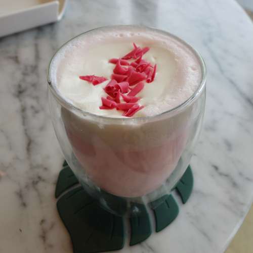 How to Make Rose Latte (Hot or Iced Recipe)