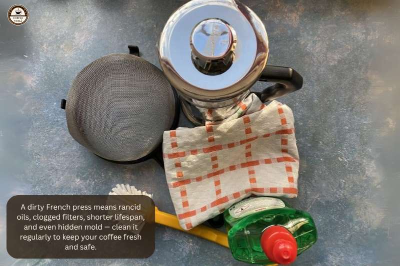 How to Clean a French Press (Step-by-Step Guide) - coffeevoila.com